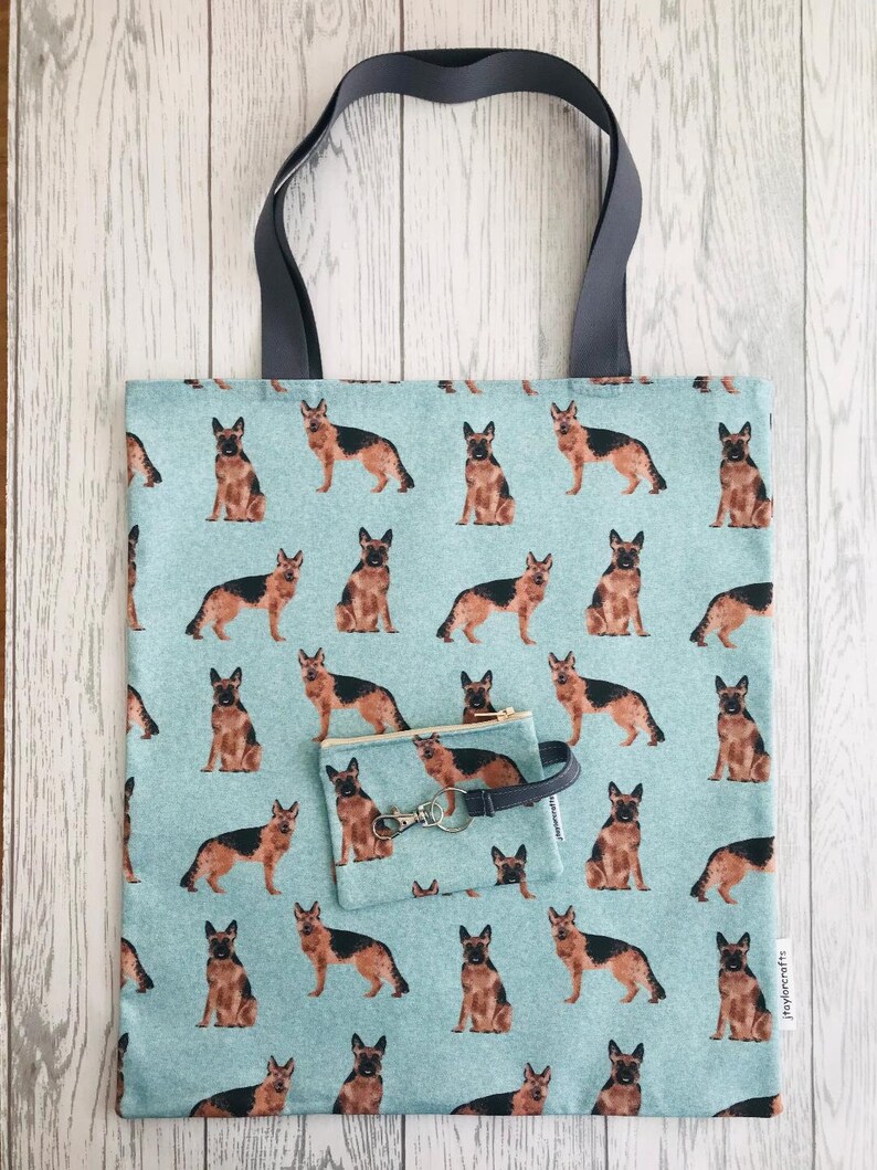 German Shepherd Dog Fabric Zip Coin Purse Bags & Purses Dog - Etsy