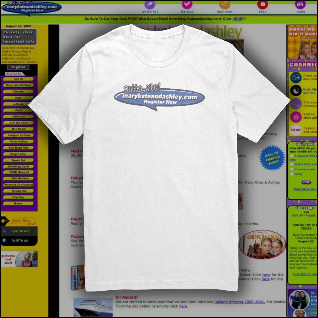AOL KEYWORD: Mary-kate and Ashley Bootleg T-shirt - Etsy