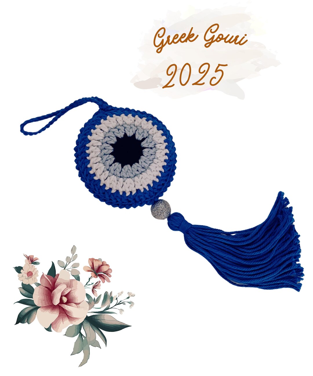 2025 Good Luck Gouri/ Greek Blue Evil Eye Ornament/wall Hanging ...