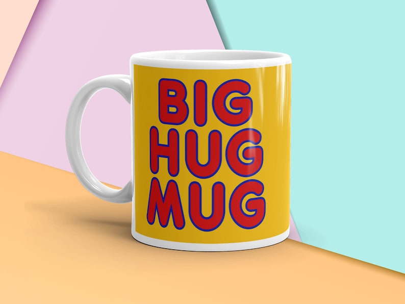 Vintage 'big Hug Mug' Reproduction FTD Coffee Mug - Etsy