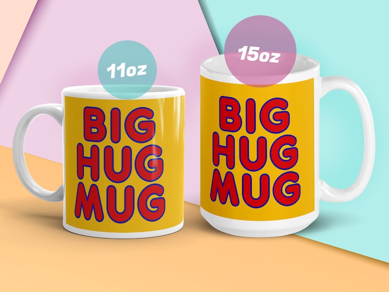 Vintage 'big Hug Mug' Reproduction FTD Coffee Mug - Etsy