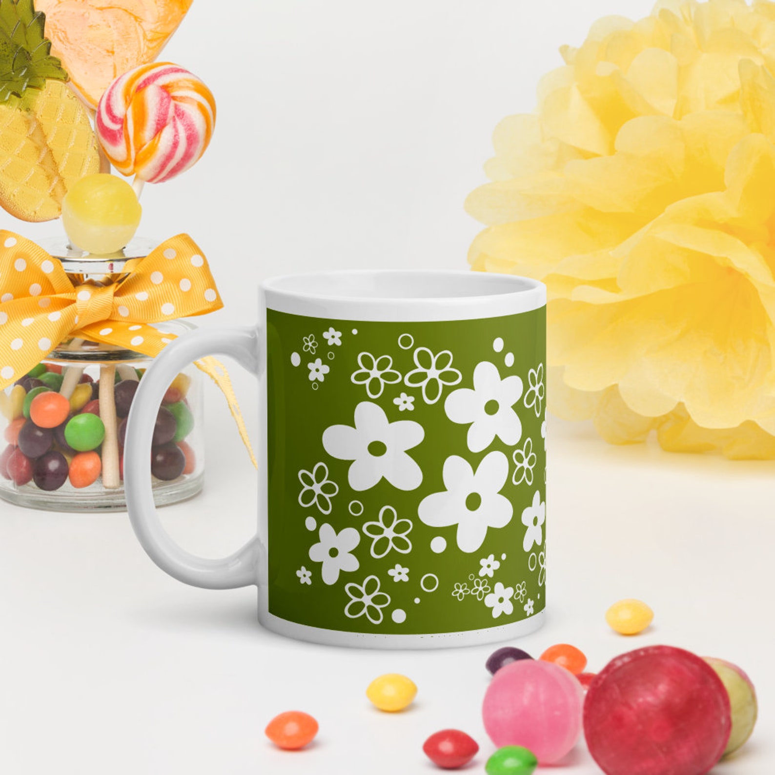 Vintage Pyrex Spring Blossom Coffee Mug Pyrex Tea Mug Crazy | Etsy