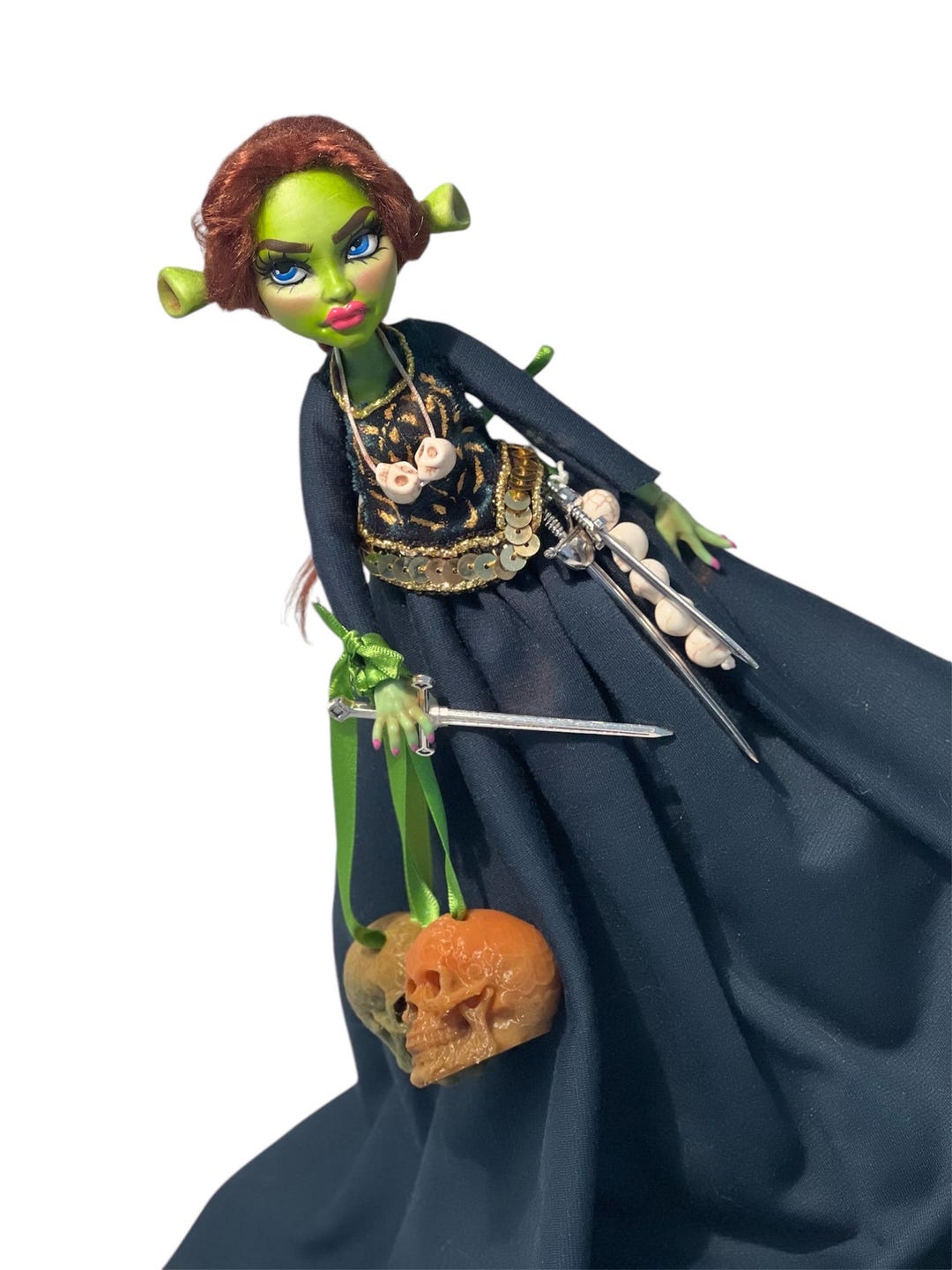 Fiona Bad Ogre Inspired Art Custom Ooak Monster High Doll Repaint - Etsy