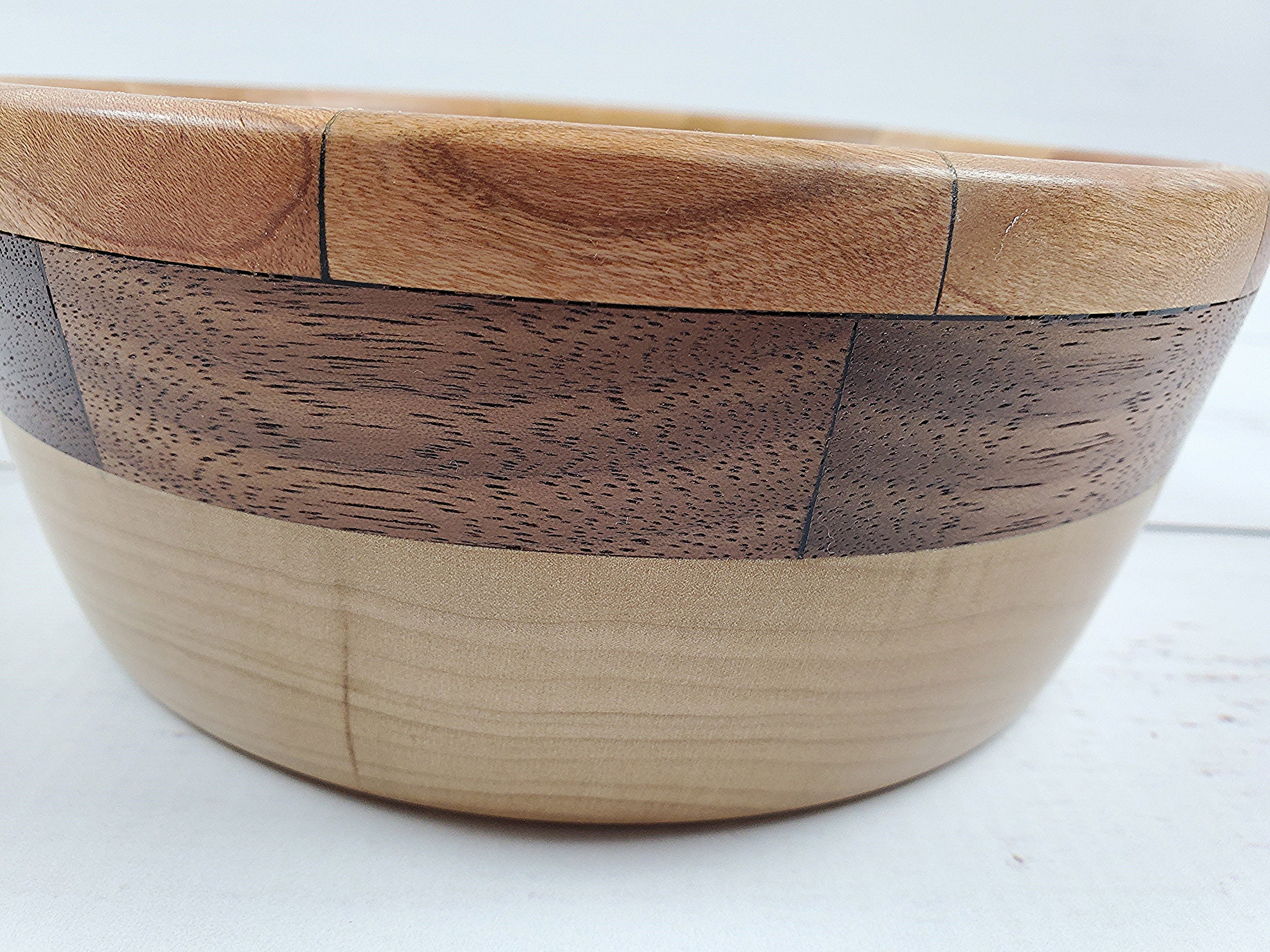 Beautiful Segmented Multi-wood Bowl - Etsy