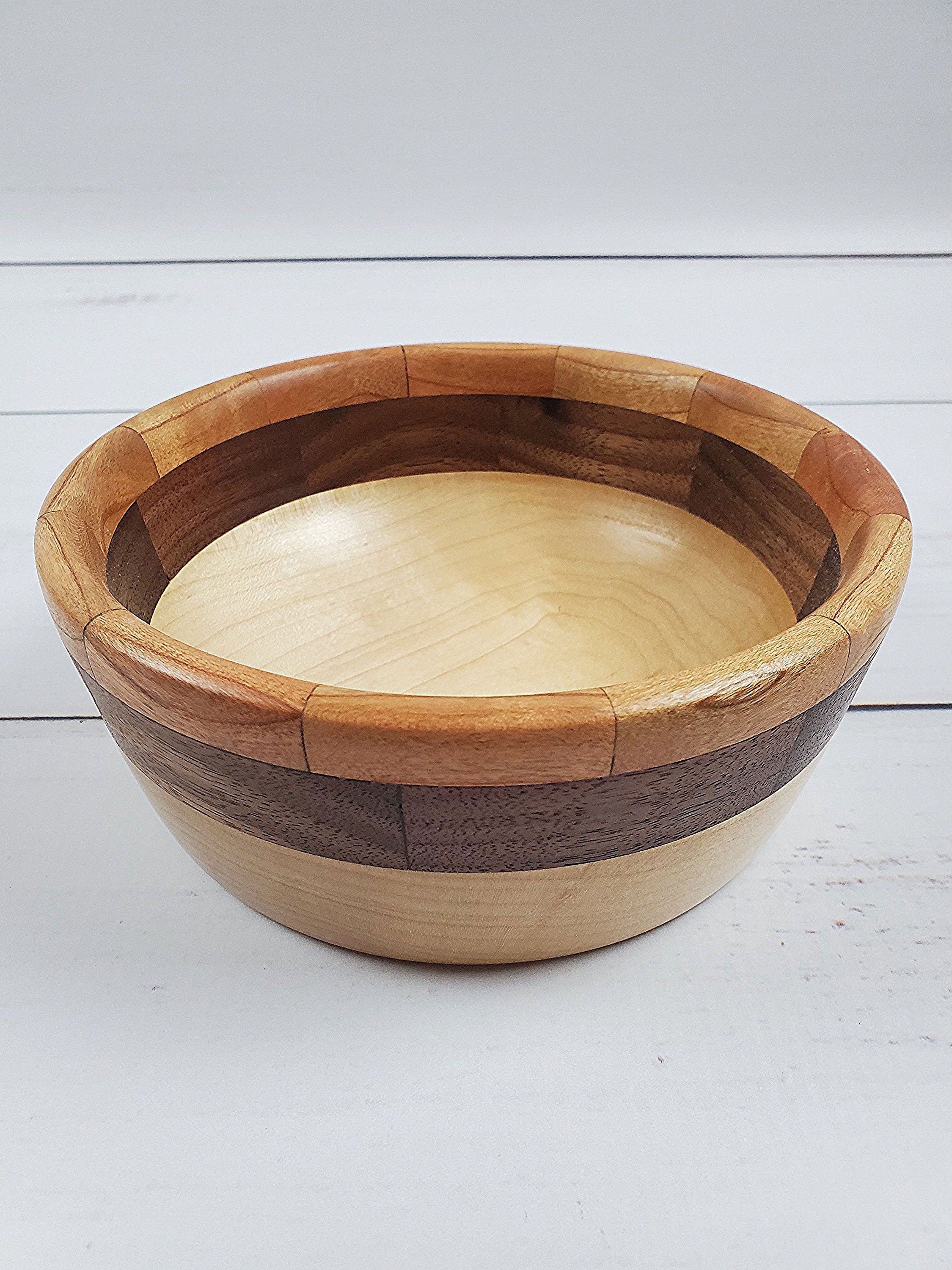 Beautiful Segmented Multi-wood Bowl - Etsy