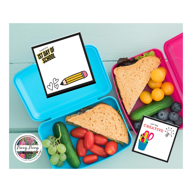 Lunch Box Cards - Etsy