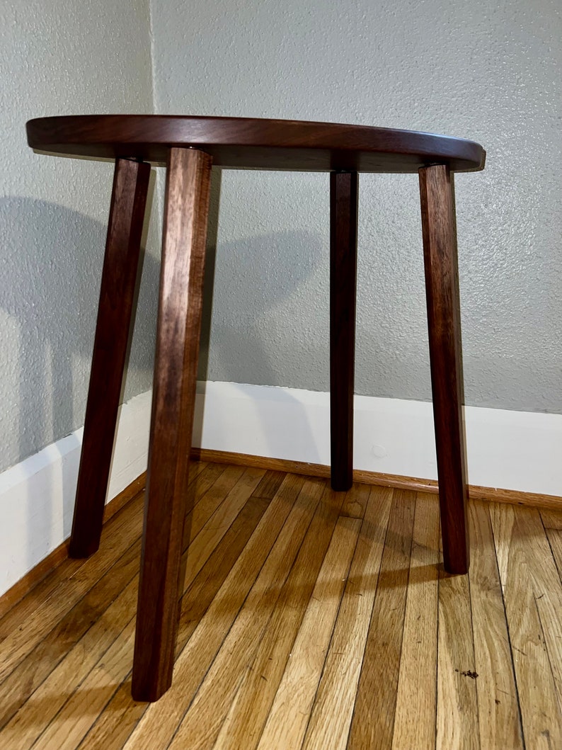 Small Oval Walnut Table. Brand New-handmade. Solid Wood. - Etsy
