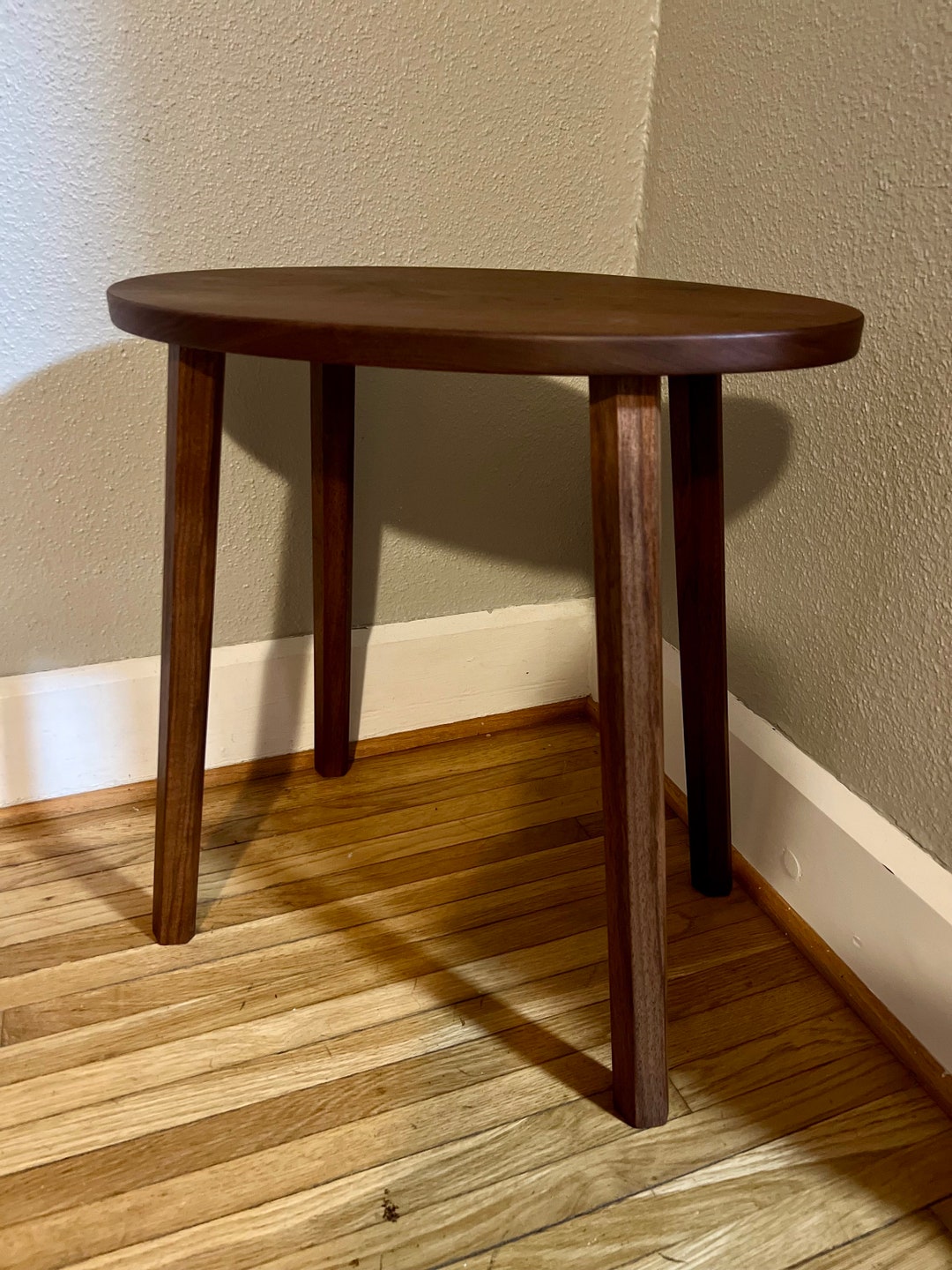 Small Oval Walnut Table. Brand New-handmade. Solid Wood. - Etsy