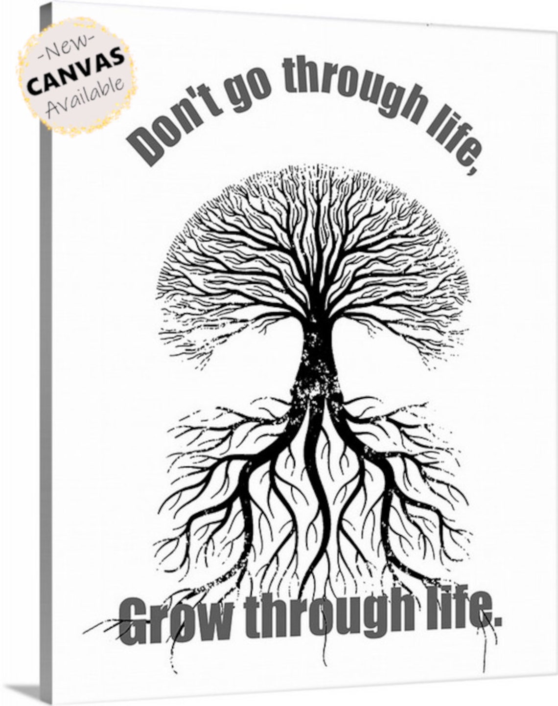 Tree Growth Print Inspirational Quote Poster Motivational | Etsy