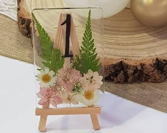 Floral Table Number | Etsy