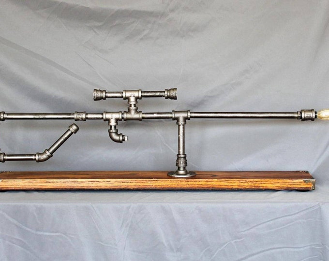Gun Lamp/steampunk Lamp/rifle Lamp/mancave/military/hunting/industrial ...