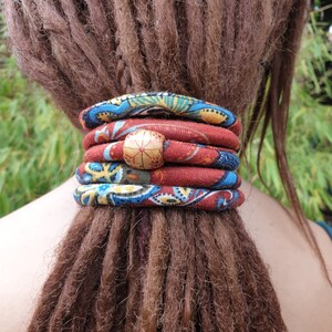 Mijomade Thin Dread Spiral - Tie Your Dreadlocks With a Handmade Dread ...