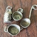 Vintage Lot of 4 Sterling Cooking Utensil Charms, Vintage Kitchen ...