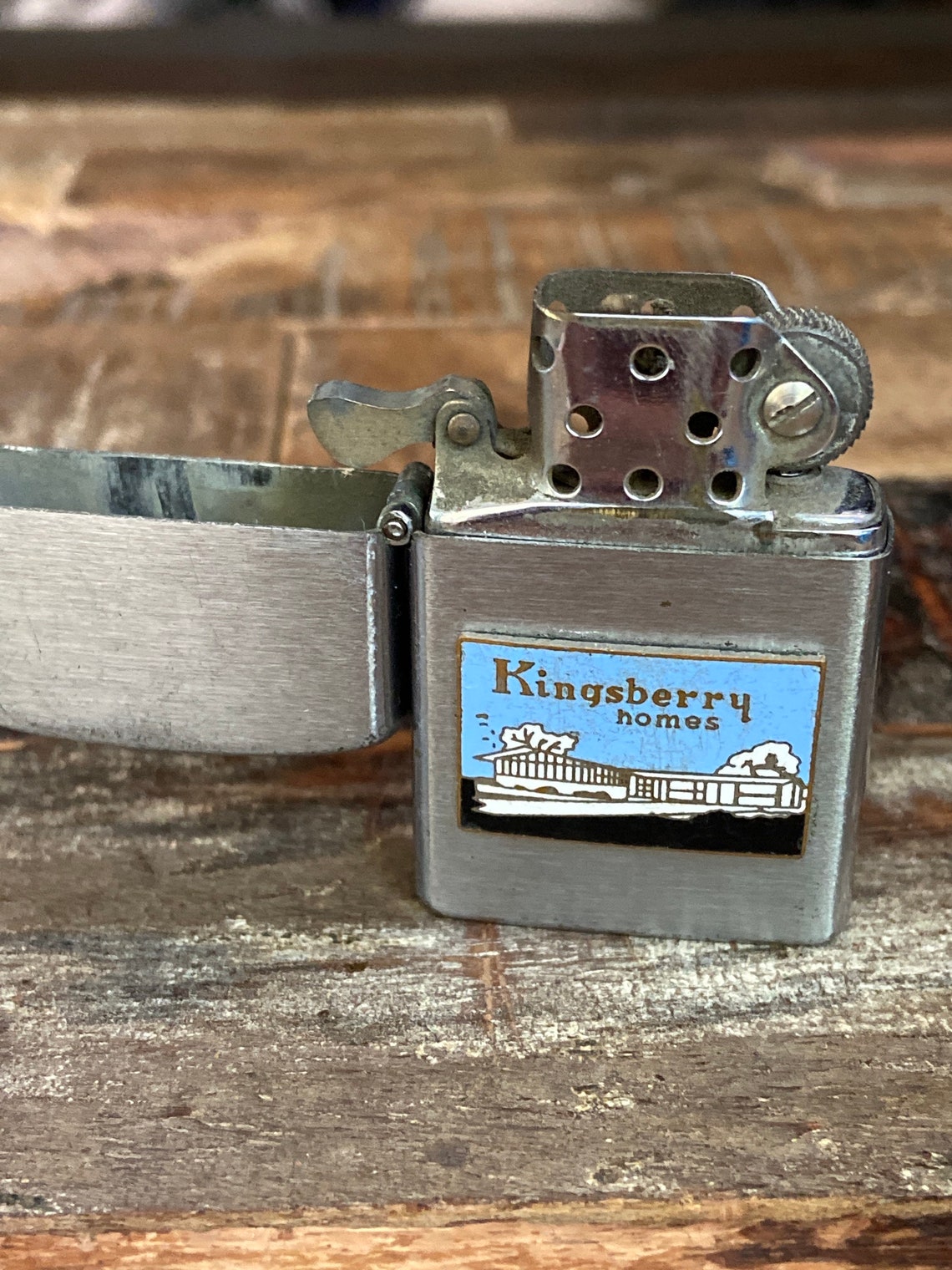 Vintage Vulcan Cigarette Lighter Advertising Kingsberry Homes, Home ...