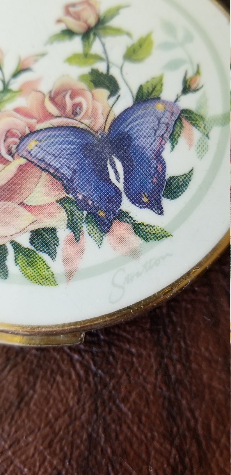 Vintage Stratton of England Powder Compact Spring Time Look | Etsy