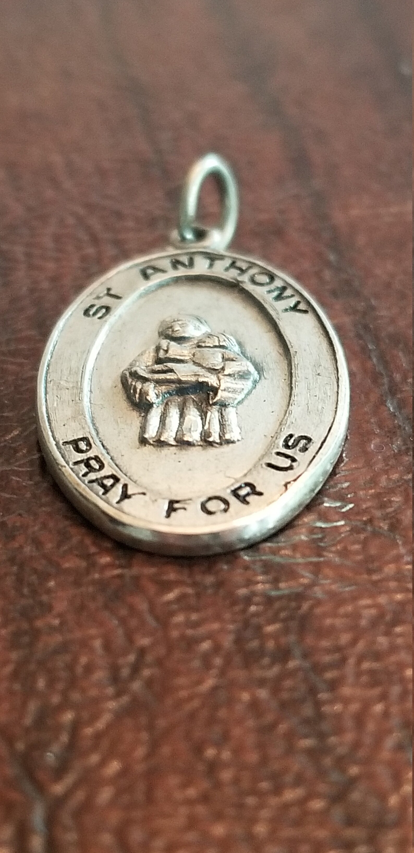 Vintage Creed Sterling Religious Medal/pendant St. Anthony - Etsy