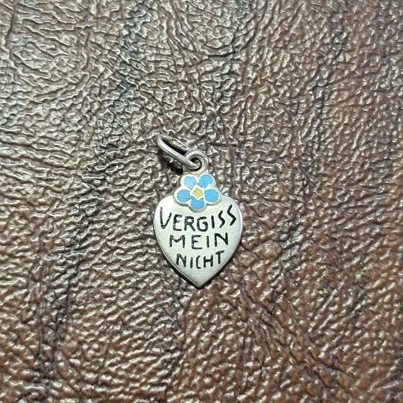Forget Me Not Charm - Etsy