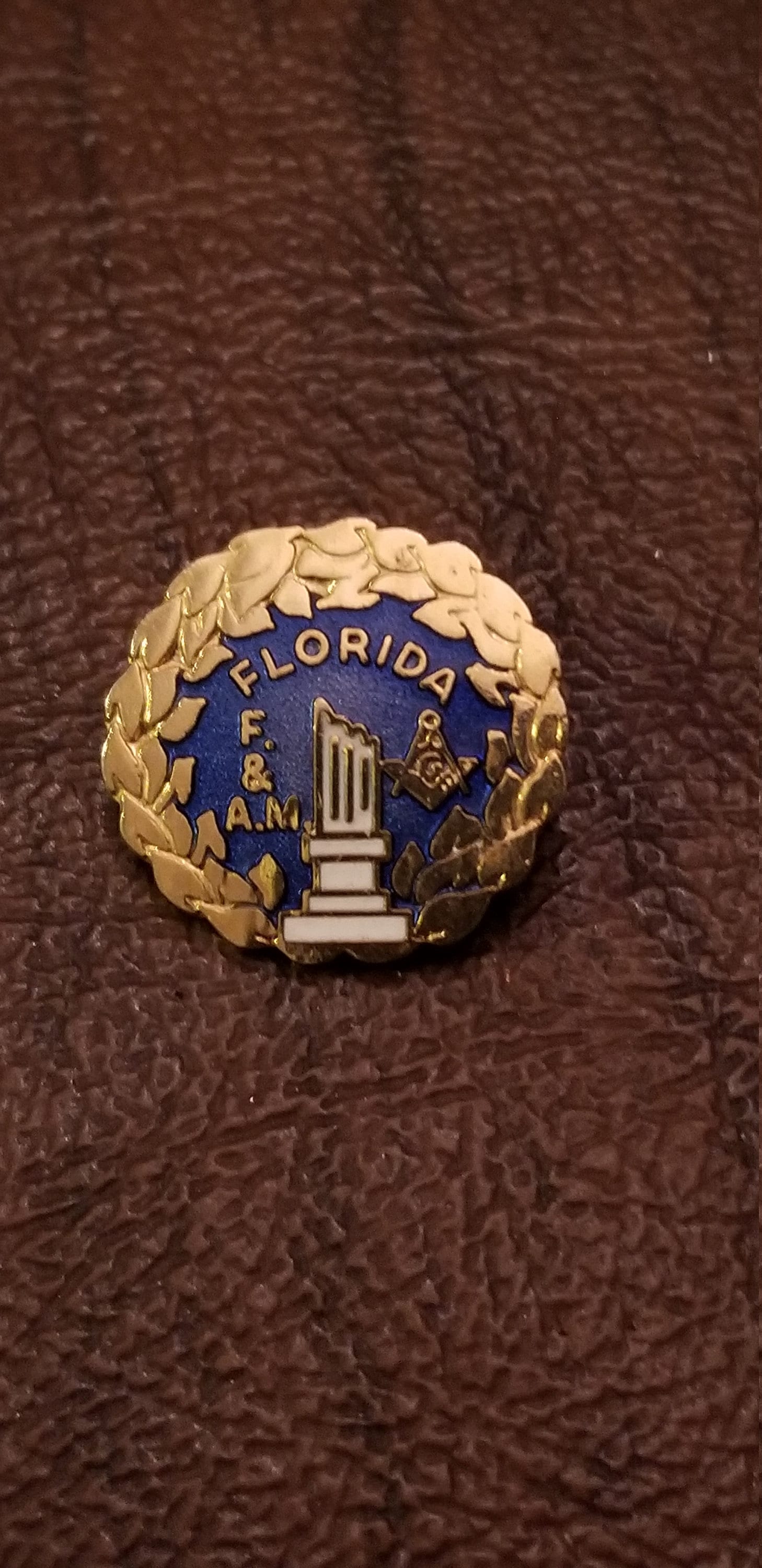 Vintage Florida Masonic Grand Lodge Lapel Pin Gold-toned | Etsy
