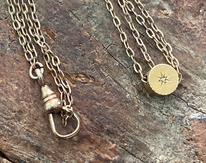 Antique Signed Austin & Stone Gold Filled? Pocket Watch Fob Chain or ...