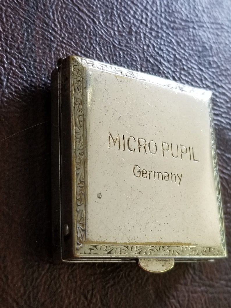 Vintage German Powder Compact, Micro Pupil Germany Powder Compact ...