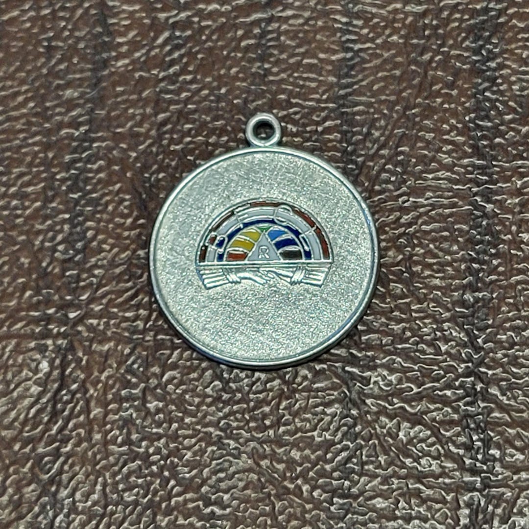 Vintage Wells Sterling Silver and Enameled Order of the Rainbow Charm ...