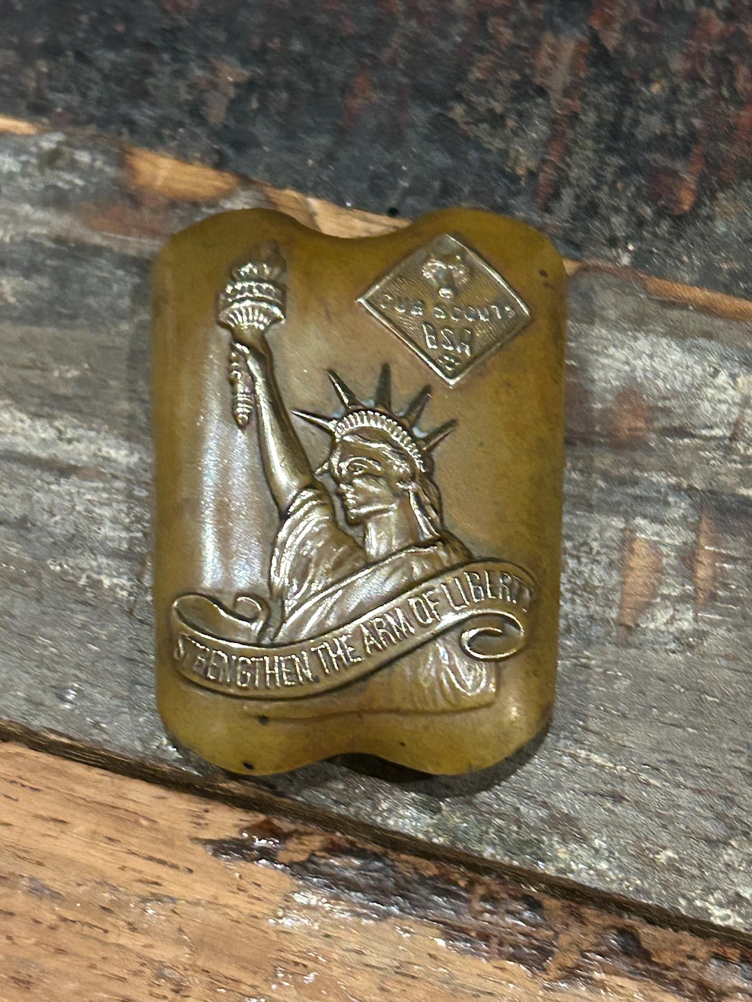 Vintage Brass Cub Scout Neckerchief Slide From the 1950s, Commemorating ...