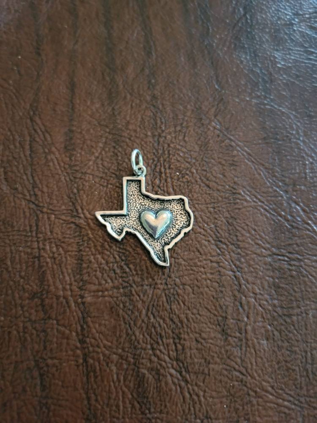 Sterling Silver Texas Charm or Pendant, Deep in the Heart of Texas ...