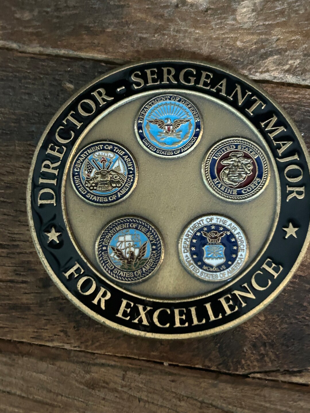 JIEDDO Joint Center of Excellence Medallion for the Director Sgt Major ...