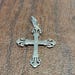 Vintage Sterling Silver and Marcasite Cross, Beautiful, Ornate Cross ...
