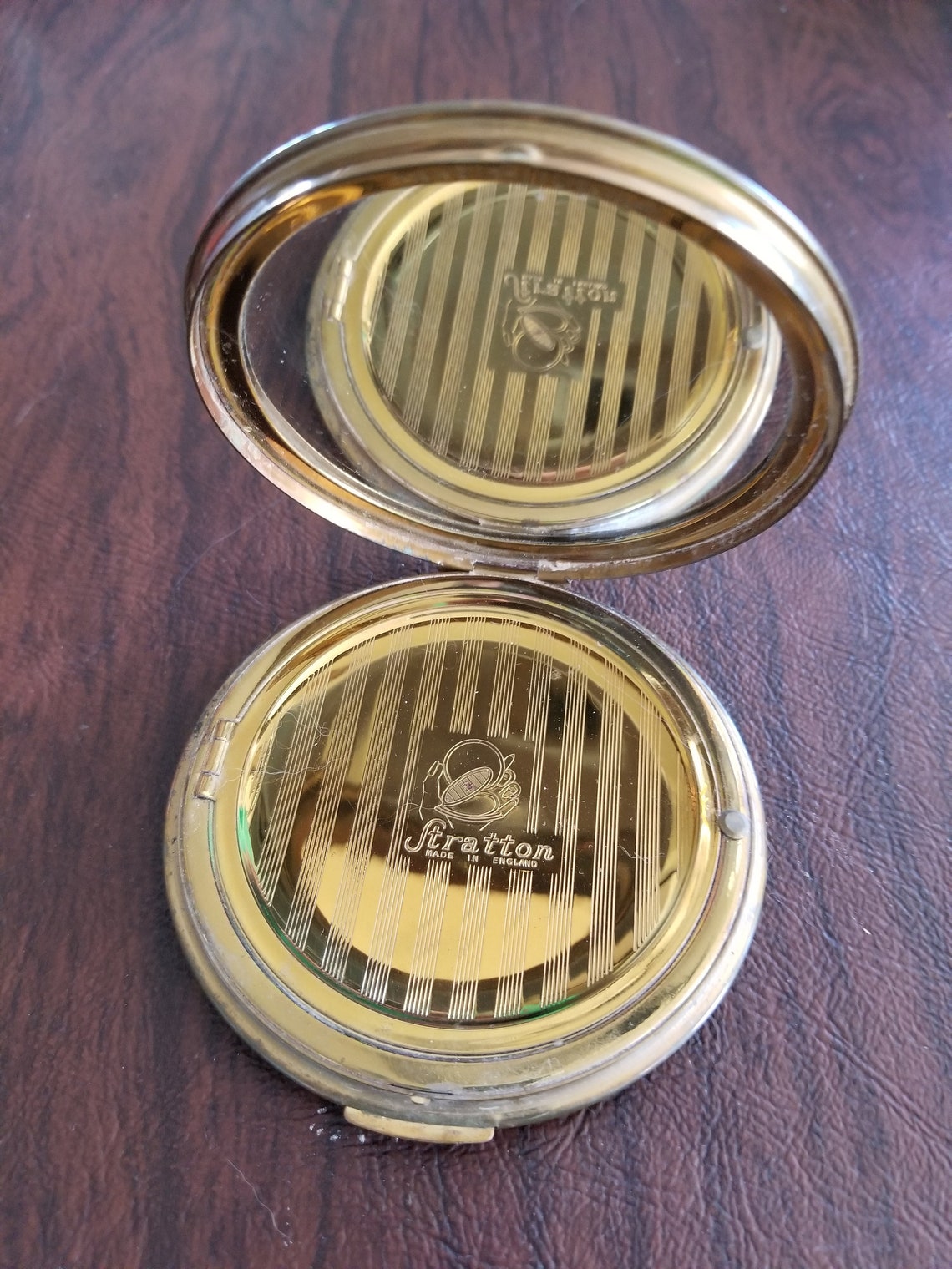 Rare Vintage Stratton London Houses of Parliament Mirror/powder Compact ...