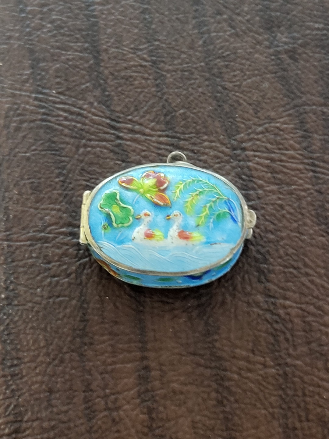 Gorgeous Vintage Chinese Export Locket, Gold Over Sterling Silver ...