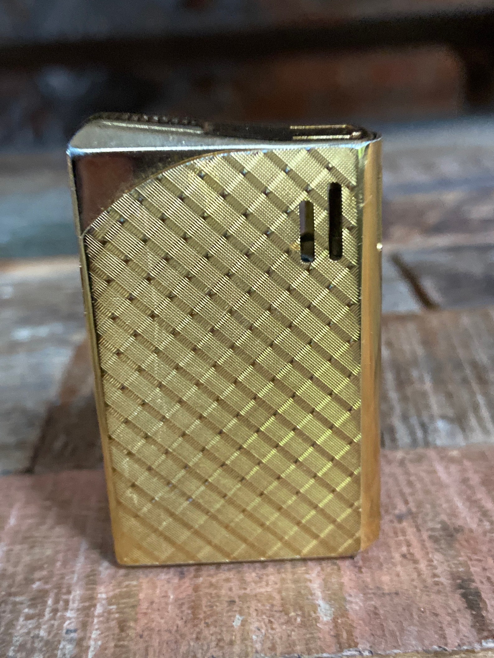 Vintage Gold GSL Tone Electric Cigarette Lighter With Etched | Etsy