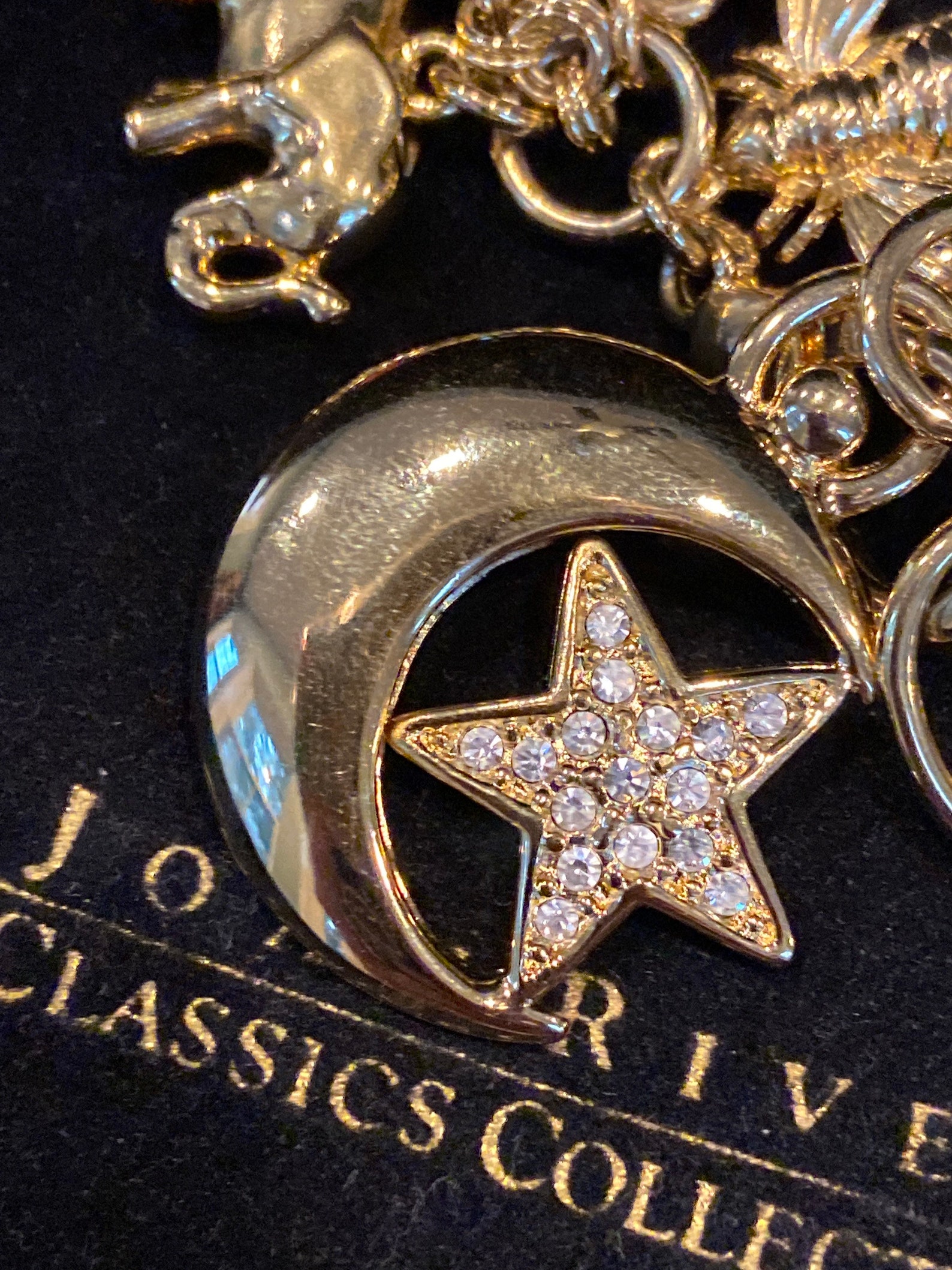 Joan Rivers Classics Collection Gold Tone Watch Necklace With - Etsy