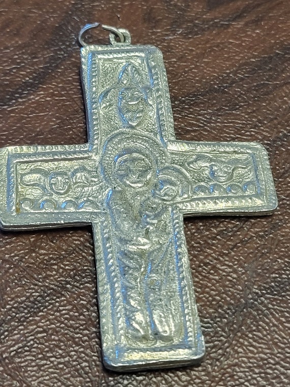 Dual-Sided Cross Pendant, Vintage Pectoral Cross/Cruc… - Gem