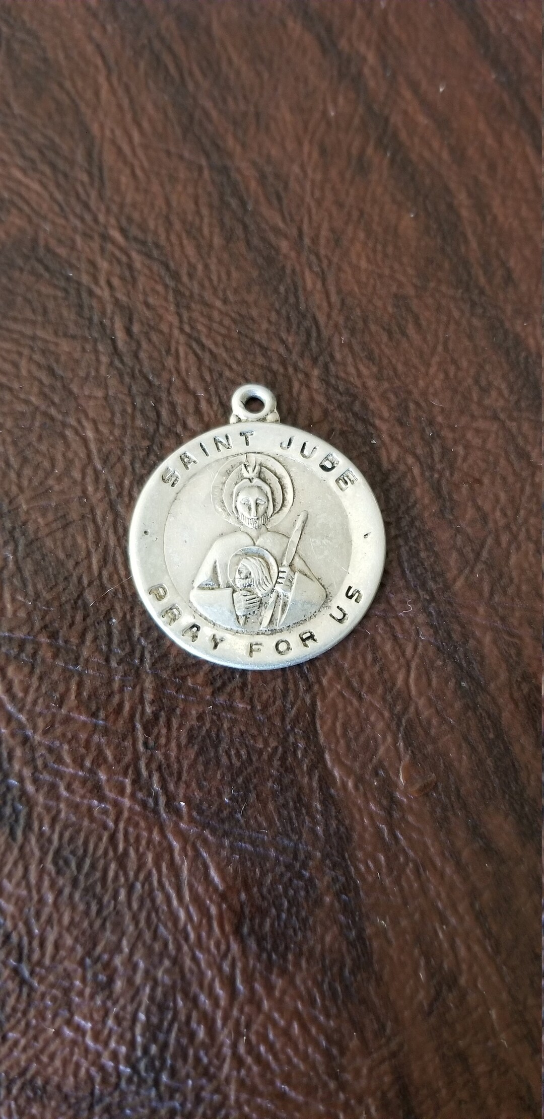 Vintage Creed Sterling Religious Medal/pendant, St. Jude Medal, Modern ...