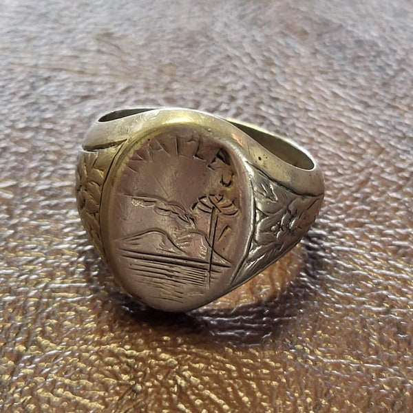 Wwii Trench Art Ring - Etsy