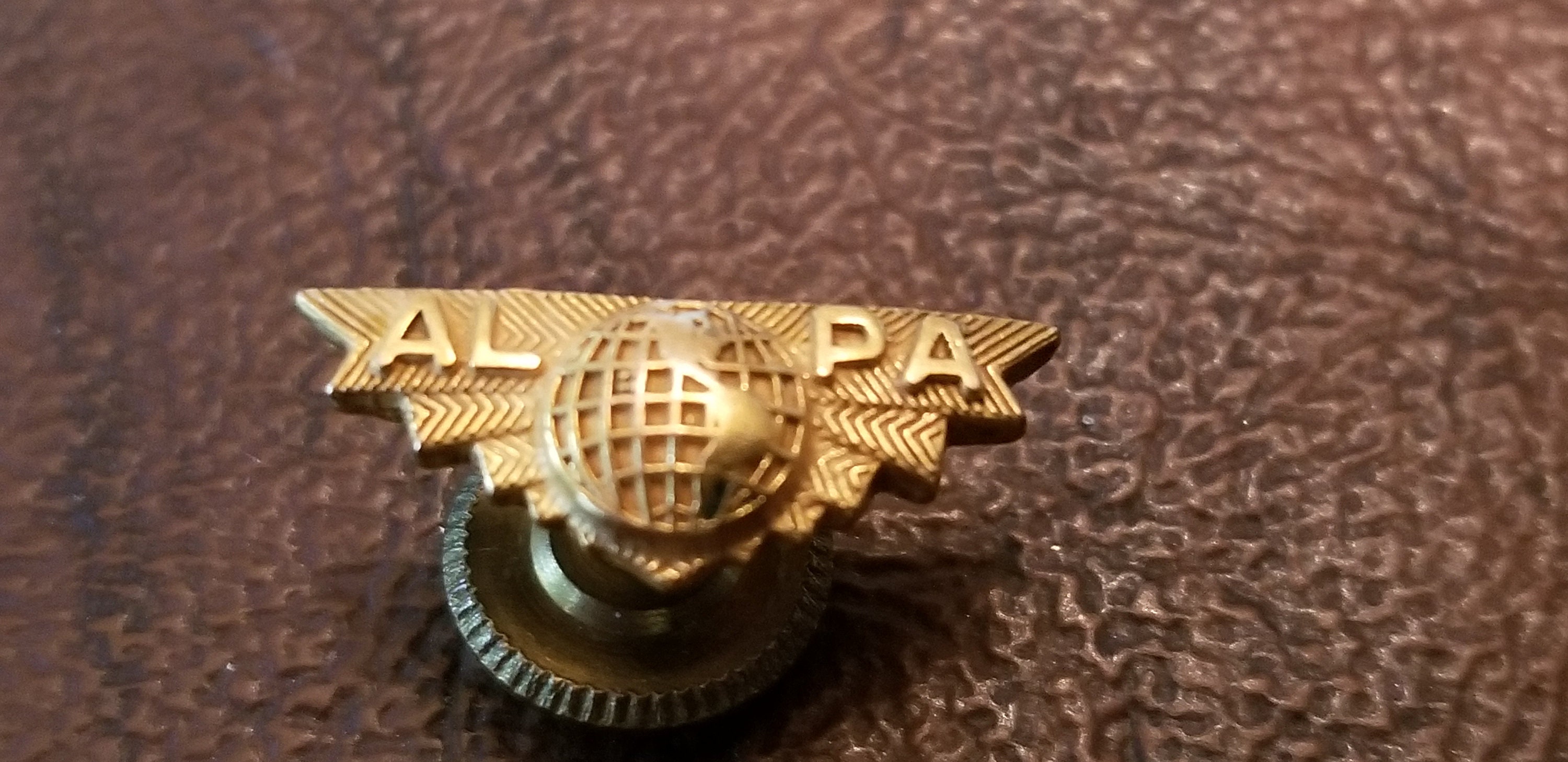 Rare Vintage Gold Air Lines Pilot Association AL PA Lapel | Etsy