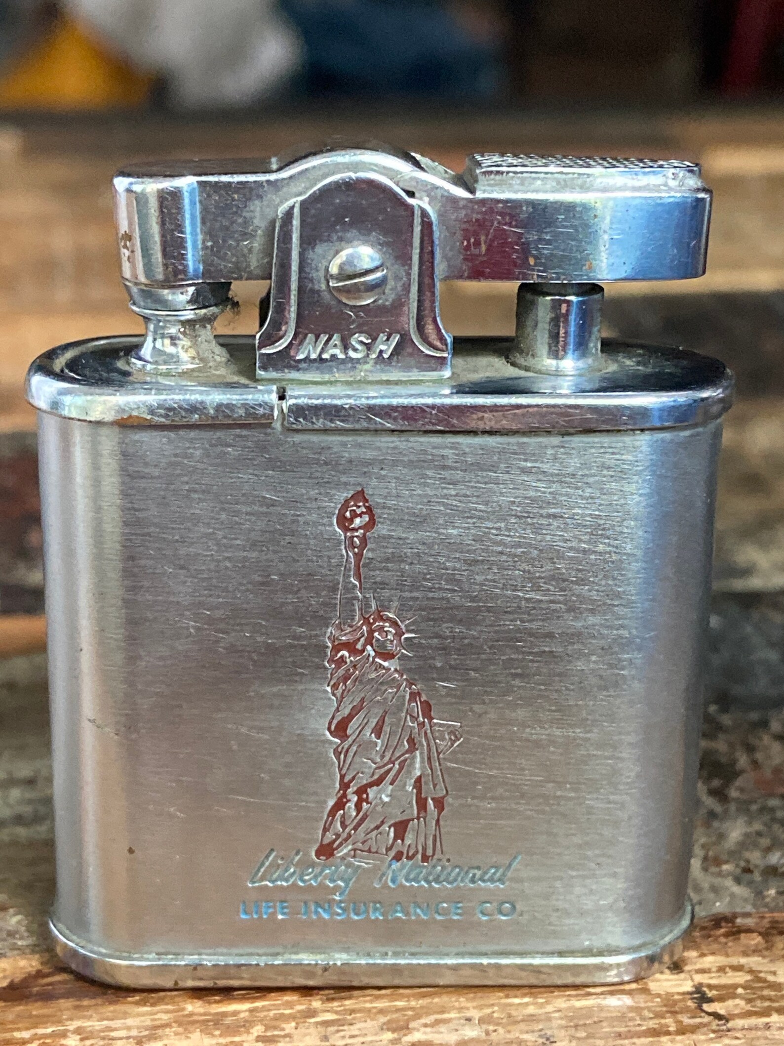 Vintage Nash Superior Cigarette Lighter advertising Liberty - Etsy.de