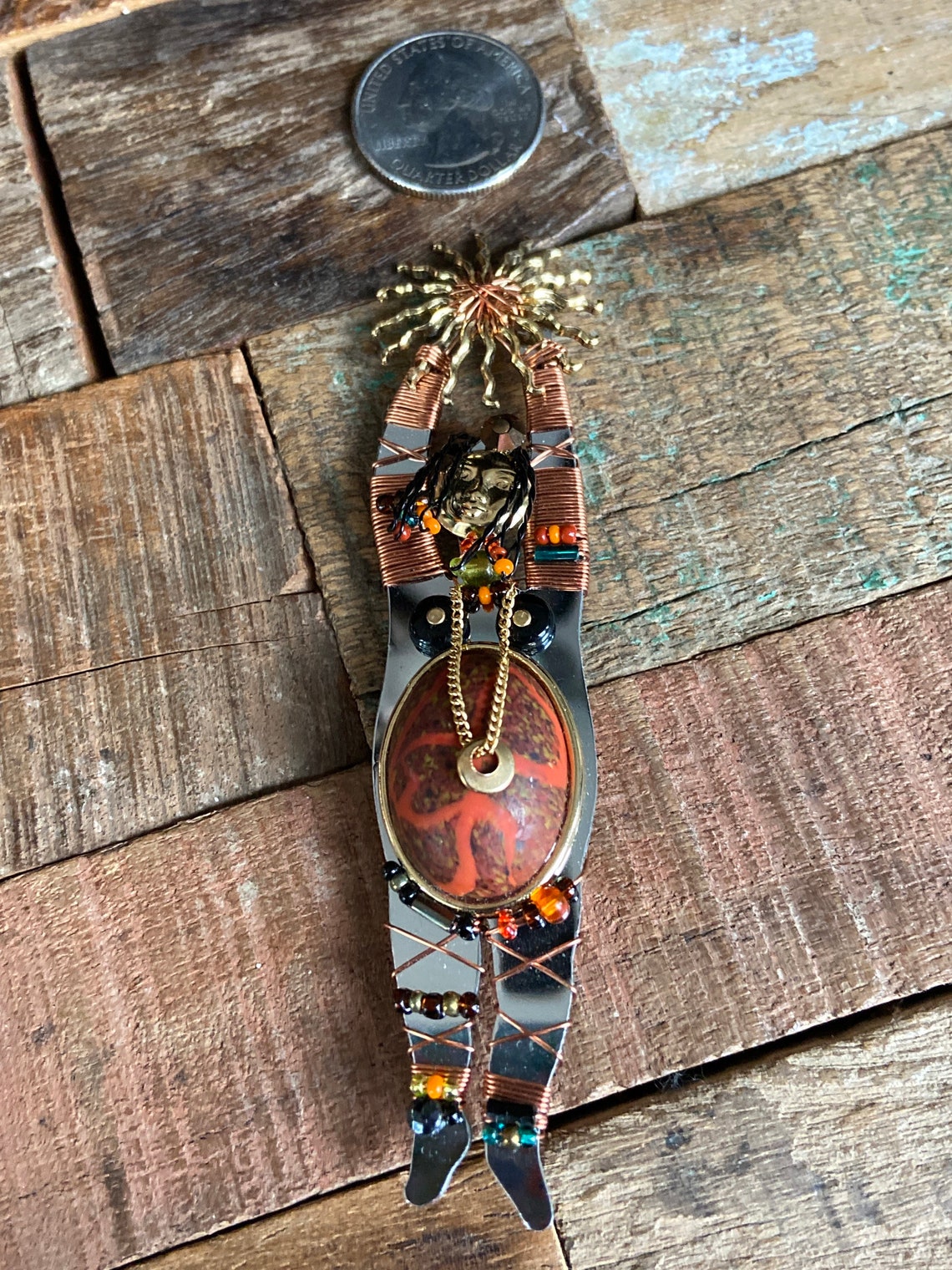 Retired Liztech Usha Brooch/pin Usha Goddess Dispeller of - Etsy