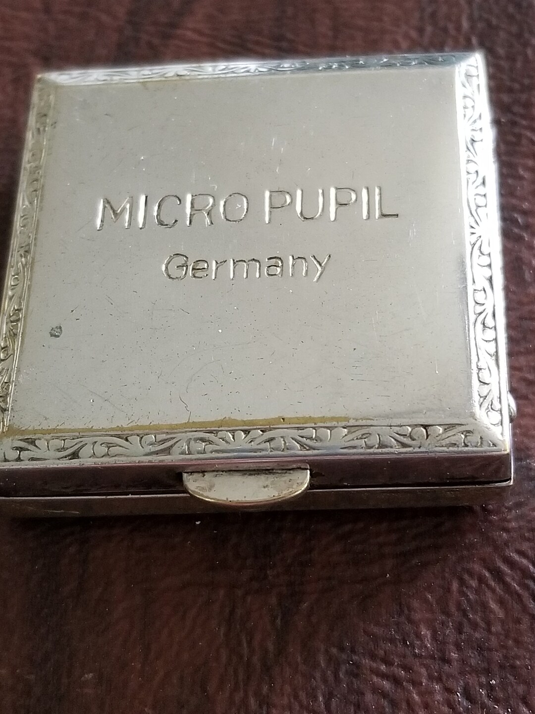 Vintage German Powder Compact, Micro Pupil Germany Powder Compact ...
