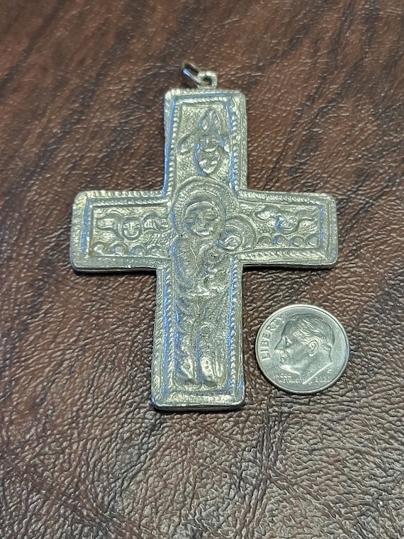 Dual-Sided Cross Pendant, Vintage Pectoral Cross/Cruc… - Gem