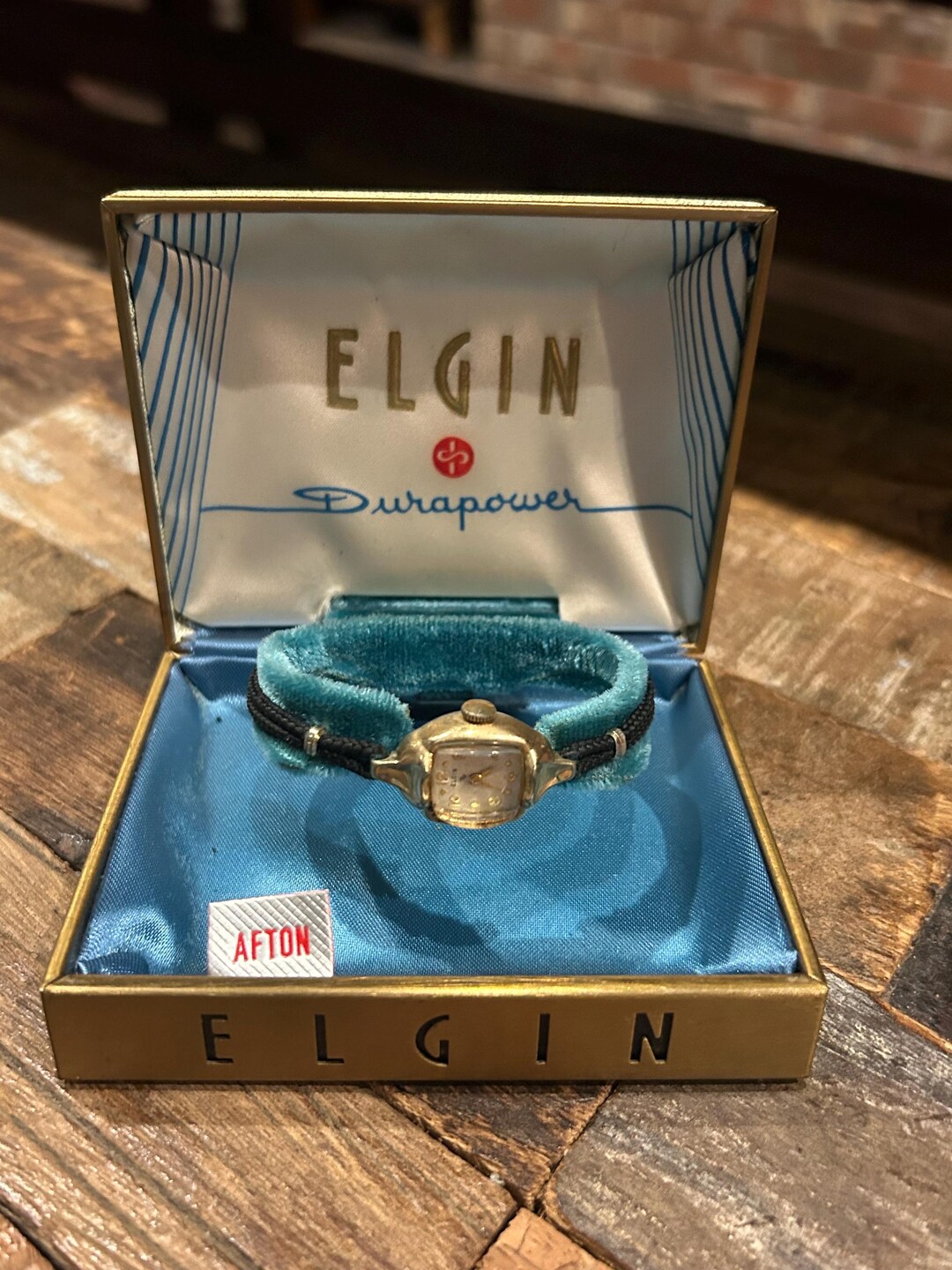 Vintage Gold Filled Elgin Durapower Ladies’ Wristwatch in Original ...
