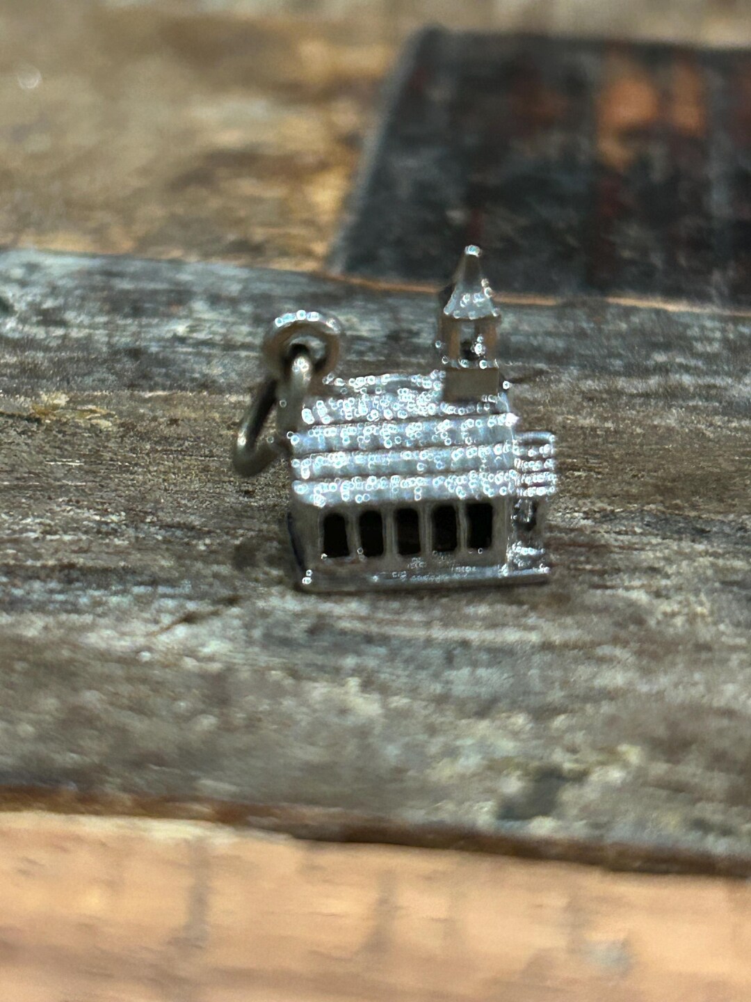 Vintage Spencer Sterling Silver Church Building Charm for Bracelet ...