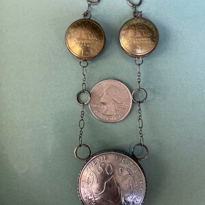 Unique Eaahnikh Ahmokpatia Greek Coin and Polynesie Francaise French ...