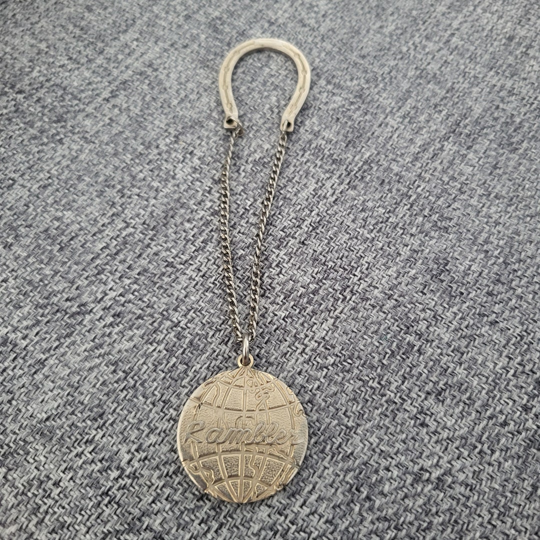 Vintage 1960's AMC Rambler Magic Keychain, Lucky Horseshoe and World ...
