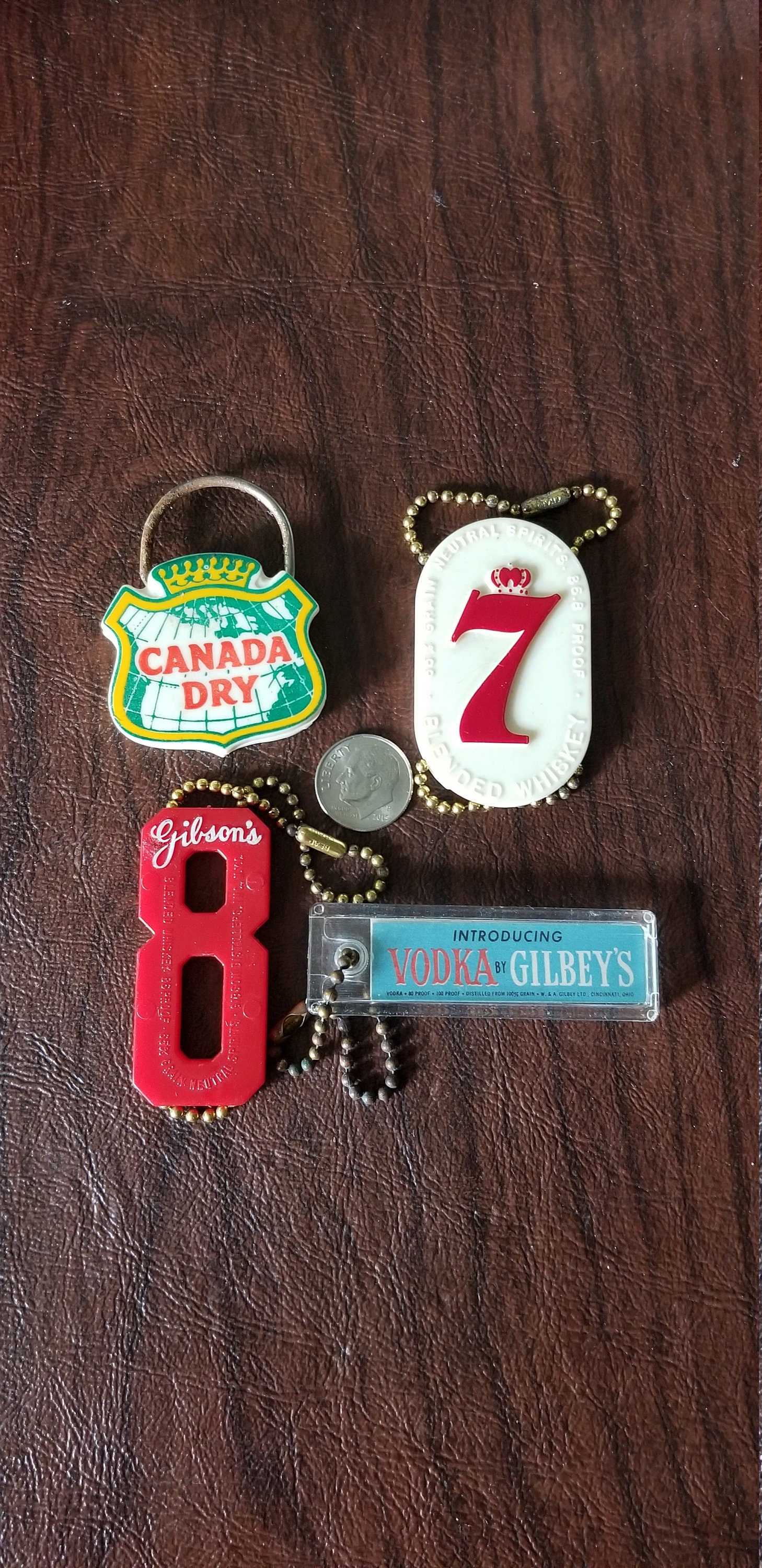 Vintage 1960's Advertising Keychain Lot 3 Alcohol Brands | Etsy