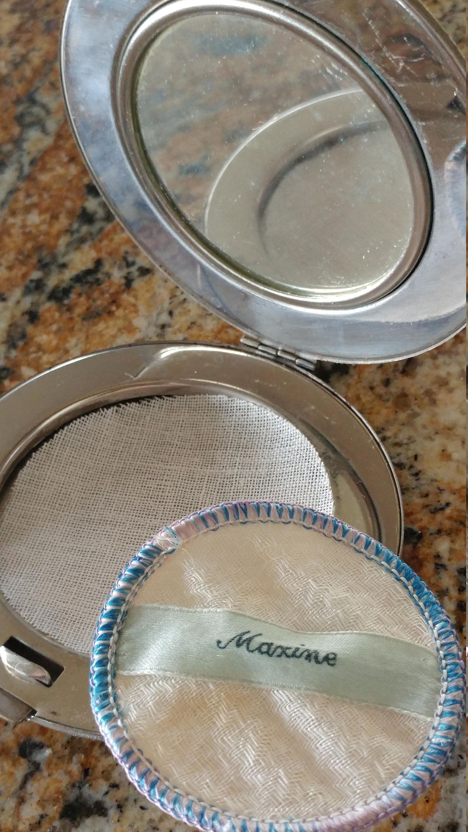 Extremely Rare 1930's Vintage Art Deco Powder/mirror Compact, Brown ...