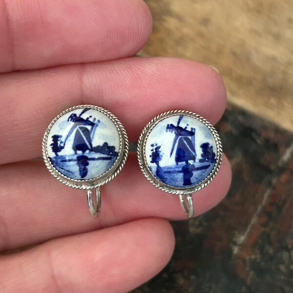 Delft Earrings - Etsy