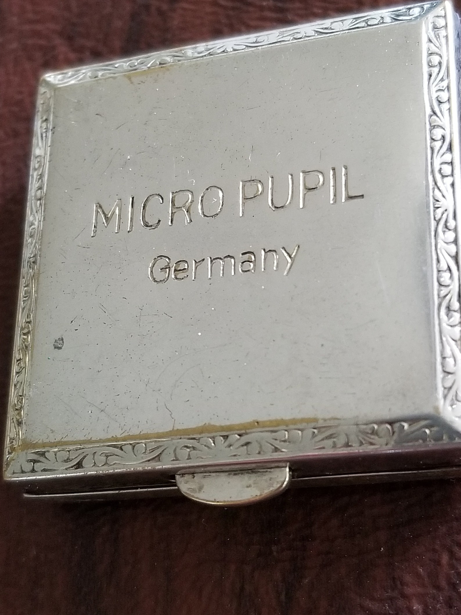 Vintage German Powder Compact, Micro Pupil Germany Powder Compact ...