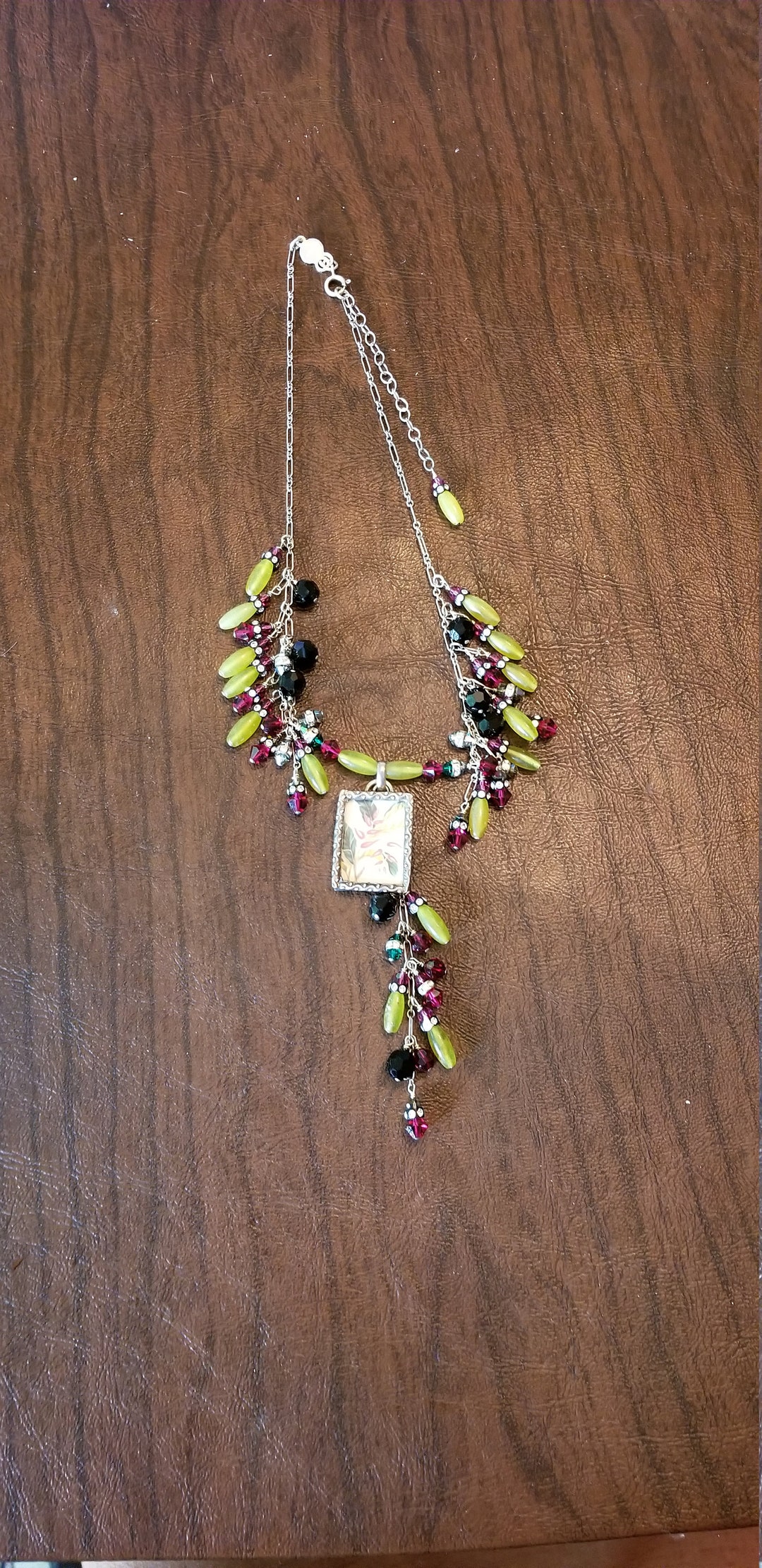 Beautiful Unique Lori Frantz Koenig Necklace, Sterling Silver Chain ...